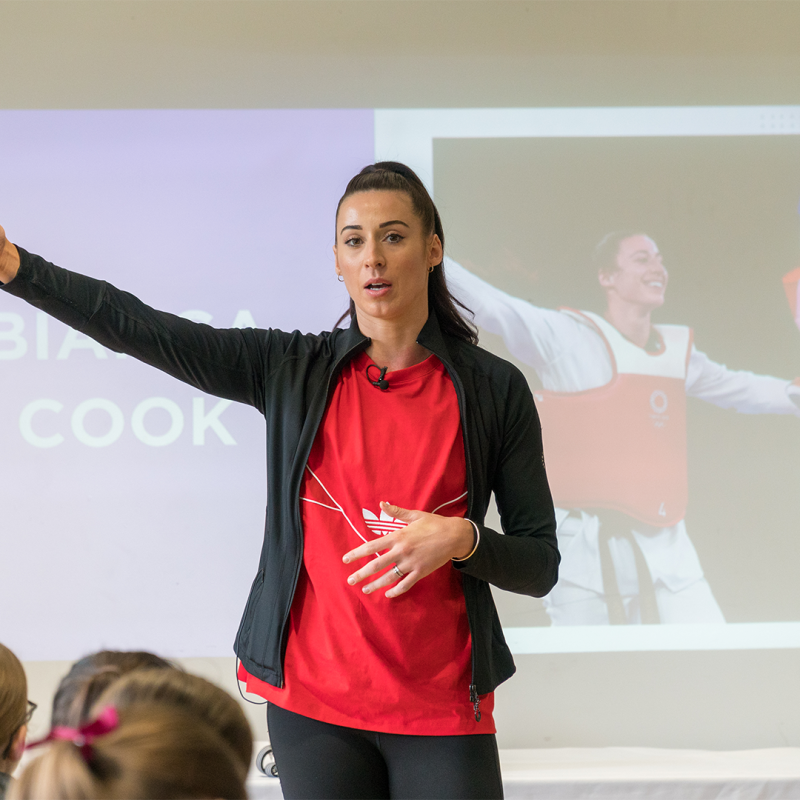 Double Olympic Medalist Bianca Cook Becomes An LLS Ambassador